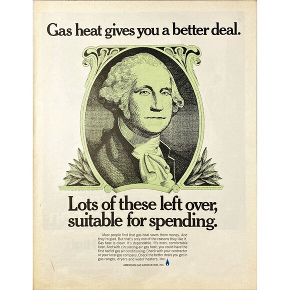 American Gas Association | Art | American Gas Association Gas Heat Is A ...